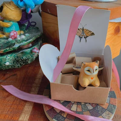 White Owl Griffin Figurine Snowy Gryphon Sculpture TO ORDER Tiny Clay ...