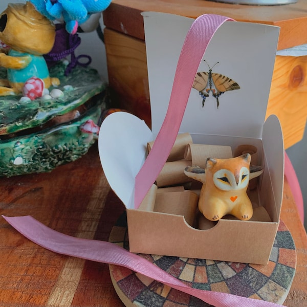 Owl Griffin Figurine Small Gryphon Statue TO ORDER Tiny Clay Animal ...