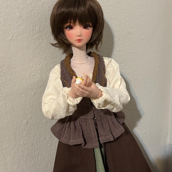 BJD Msd Doll Plush Skirt in Lolly Style/ Lolly Skirt for Bjd 1/4 Doll ...