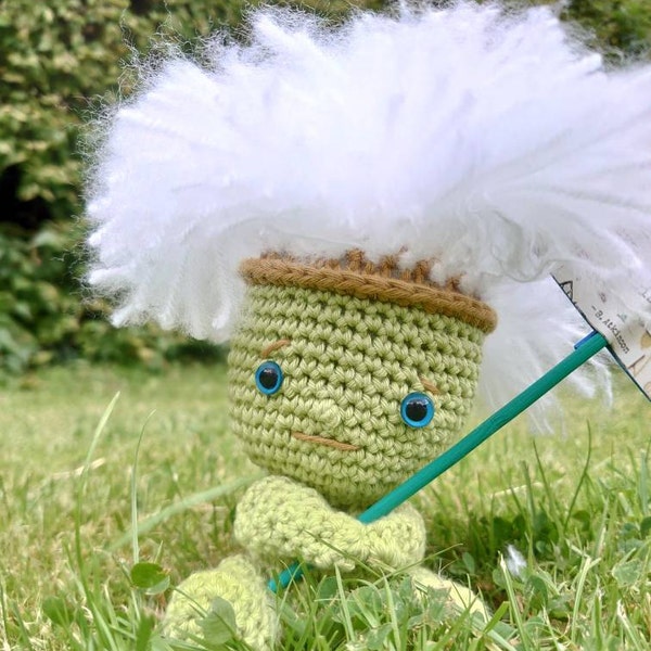 Amigurumi Baby Dandelion Crochet Pattern, Crochet Flower Doll, Fake ...