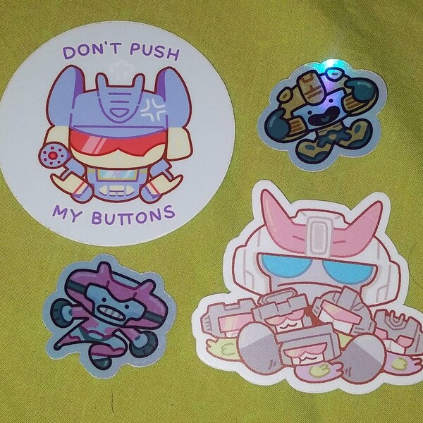Tf Chibi Stickers - Etsy