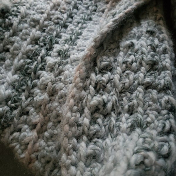 Chunky Blanket Crochet Pattern, Chunky Icelandic Blanket Pattern, Easy ...