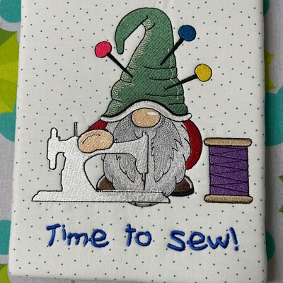 Sewing Gnome Embroidery Design, Sew Machine Embroidery Designs ...