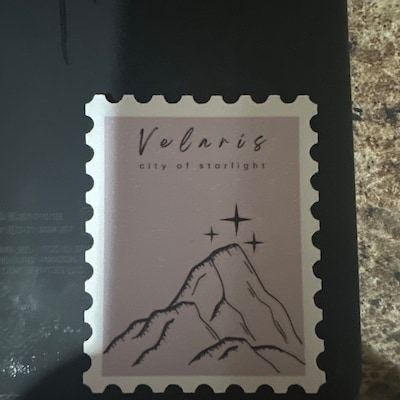 Velaris Stamp Sticker VINYL STICKER City of Starlight ACOTAR Sarah J ...