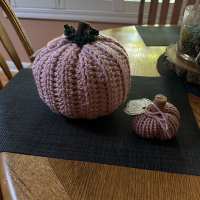 Orange Farmhouse Pumpkin, Orange Rustic Pumpkin, Fall Porch Decor, Fall ...