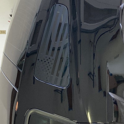 Mustang American Flag Rear Quarter Window Accent Decal 2010-2014both ...