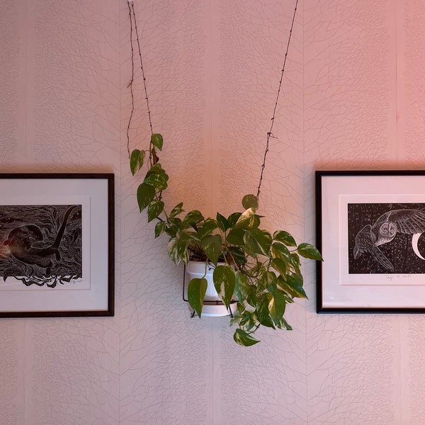 The Crying Giant Original Linocut Print Inspired by Tales of Nature ...