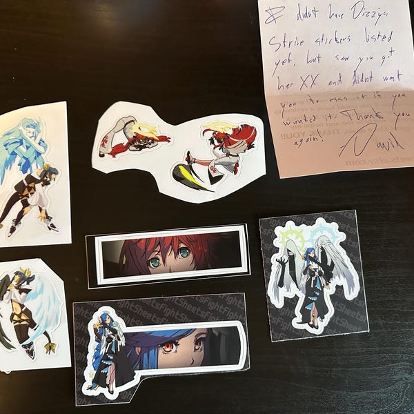 Neco-arc [melty Blood Type Lumina] Sticker Sheet - Etsy