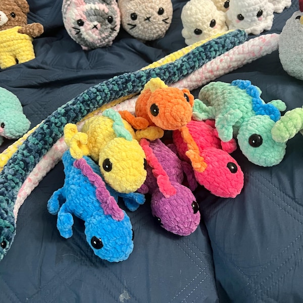 CROCHET PATTERN: Pico the No Sew Chameleon - Etsy