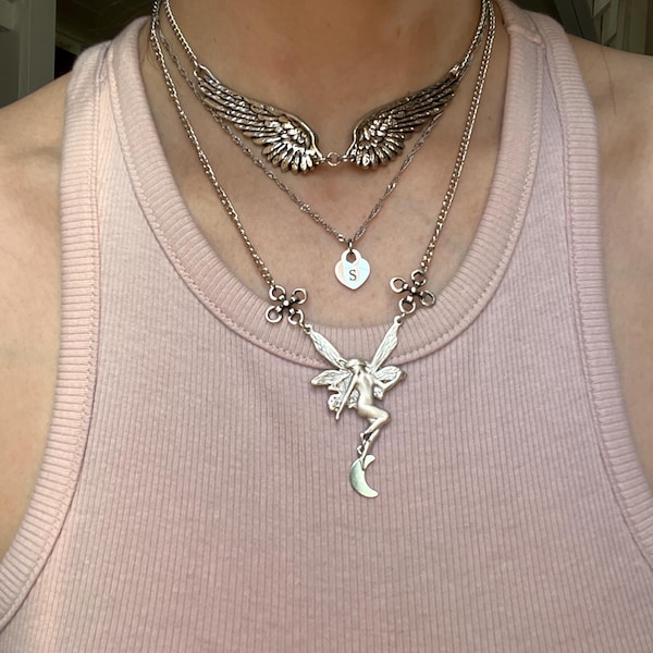 Angel Choker - Angel Wing Necklace, Fairy Choker, Angel Wing Necklace ...