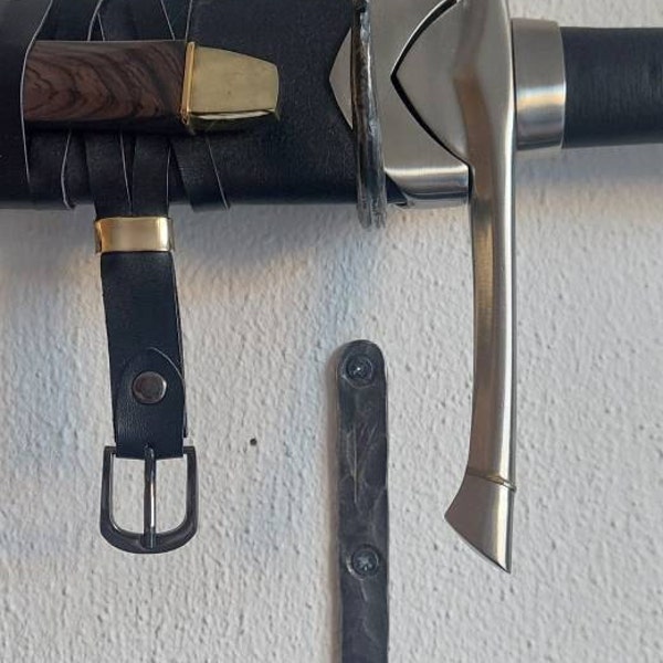 Medium Hand-forged Hook - Rustic Decorative Hook With Optional Rune ...