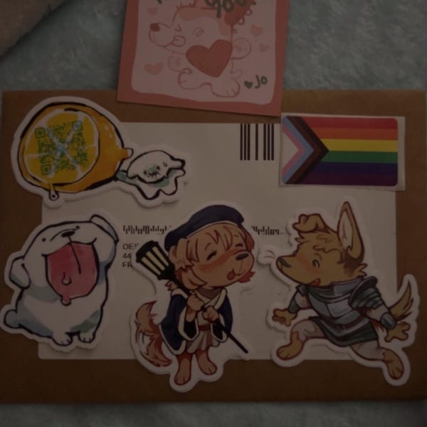 Dog Laios Stickers | Dungeon Meshi - Etsy