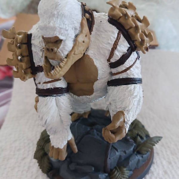 Ogre With Mace 28mm & 32mm Scale 73mm Tall Dungeons and Dragons ...