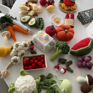 Crochet Food Spaghetti. Pasta With Tomato Sauce. Kids Kitchen | Etsy