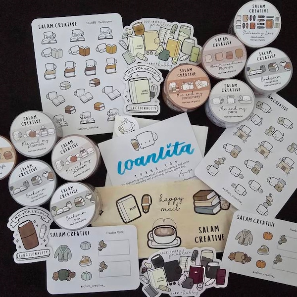 SALAD Sticker Sheet - Healthy Eating/ Veggie Themed Stickers for Your ...