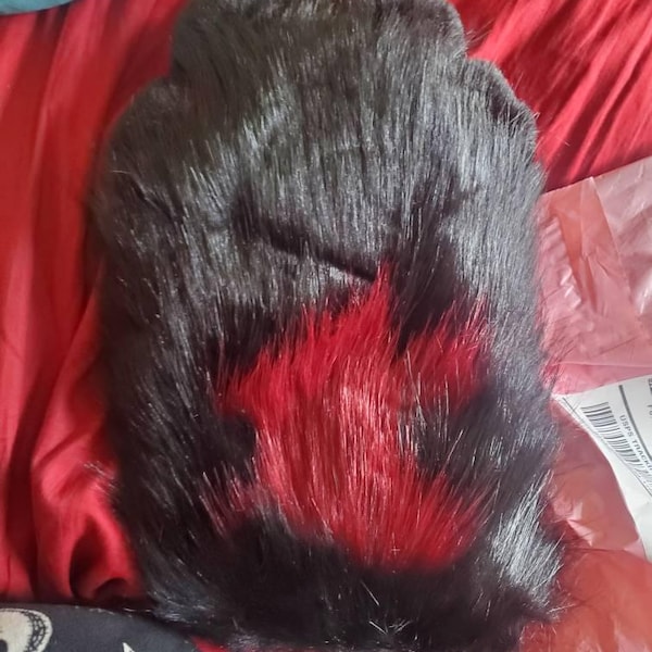 Furry Paws With Star Pattern and Colorful Style | Fluffy Fursuit ...