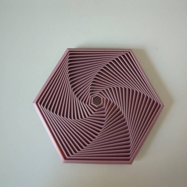 3D Printed Hexagon Fidget Toy, Sensory Fidget, Desk Toy, ADHD Fidget ...