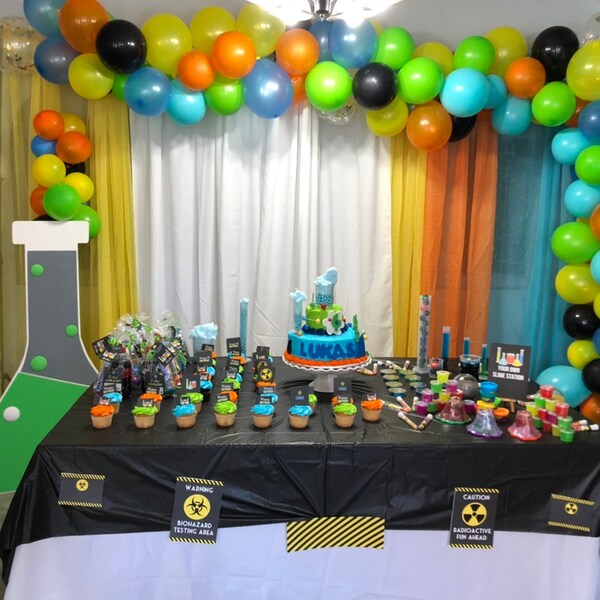 Science Birthday Decorations, Science Party Decorations, Mad Scientist ...