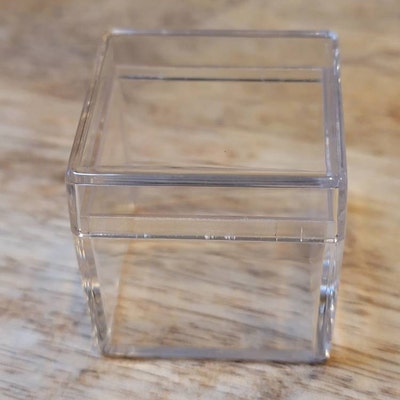 2pieces 130mmx90mmx50mmheight Rectangle Clear Ps Box,transparent Ps Box ...