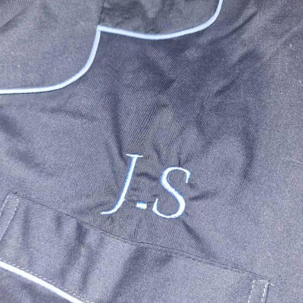Personalised Ladies Womens Satin Effect Pyjamas Pjs Nightwear Set Short ...