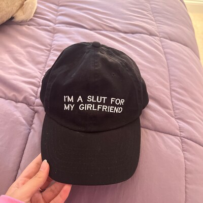 Im A Slut for My Girlfriend Hat Valentines Day for Boyfriend Funny ...