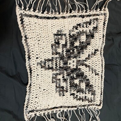 PDF PATTERN Cardinal Forest Overlay Mosaic Blanket, for Cozy Winter ...