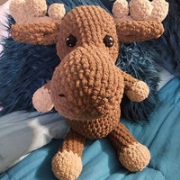 Manny Moose CROCHET PATTERN, Amigurumi Crochet Pattern, PDF - Etsy Canada