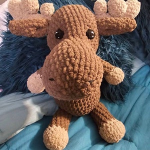 Manny Moose CROCHET PATTERN, Amigurumi Crochet Pattern, PDF, English ...