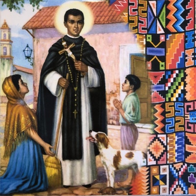 Saint Martin De Porres Ceramic Tile Saints Art Catholic Saints Serie St ...