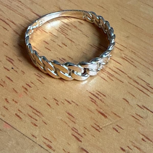 14K Gold Heartbeat Ring, Lifeline Pulse Band Ring, Love Forever Ring ...