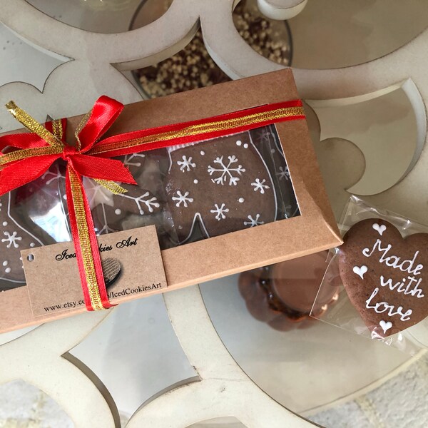 10 Homemade Gingerbread Stork Cookies Decorated With Royal Icing Sugar ...