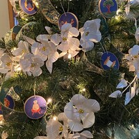 Advent Jesse Tree Book 6x9 & Blue Ornaments Storybook Set with STICKER ...
