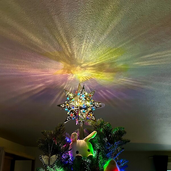 Handmade Tin Star Tree Topper: Multicolored Marbles, Moravian Star - Etsy
