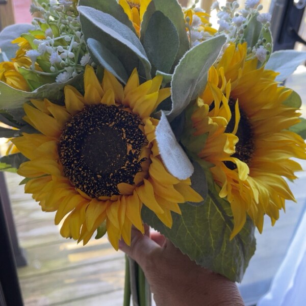 Sunflower Cascading Bridal Bouquet | Cascade Wedding Bouquet Collection ... Sunflower Cascading Bridal Bouquet | Cascade Wedding Bouquet Collection ...
