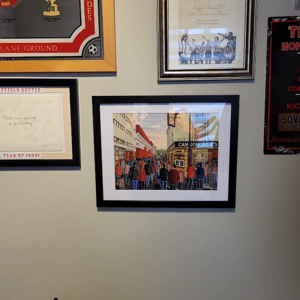 Hull, Retro Boothferry Park Stadium, Standard Poster, Wall Art Football ...