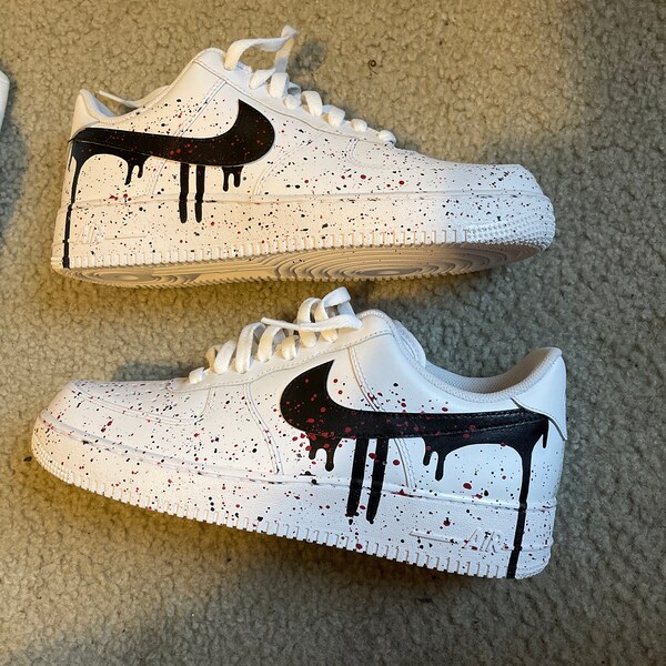 Color Drip Custom Nike Air Force 1 Custom Nike Any Color Drip - Custom ...