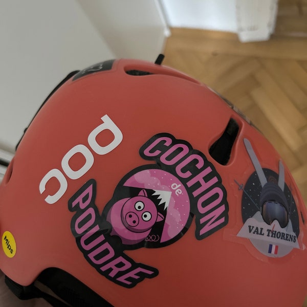 Snowboard Sticker at Least I'm Not a Skier funny Sarcastic Snowboarding ...