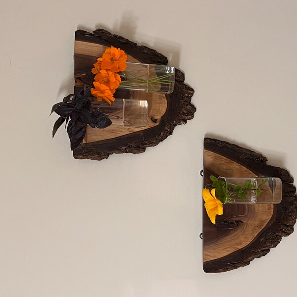 Handmade Solid Wood Floating Frames With Pressed Dried Flowers and ...