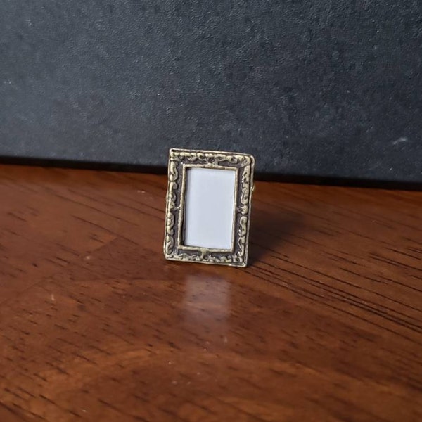 Dollhouse Miniature Metal Picture Frame Small Frame 1:12 Scale ...