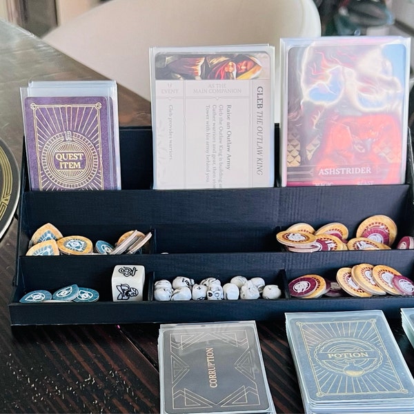 Board Game Assistant Organizer, Deck Holder, Game Card Component Holder ...