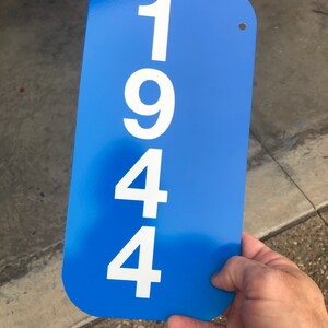 12x6 Reflective Custom Address Sign - Etsy