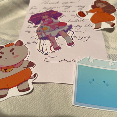 Robot Bee Sticker Bee and Puppycat Sticker - Etsy