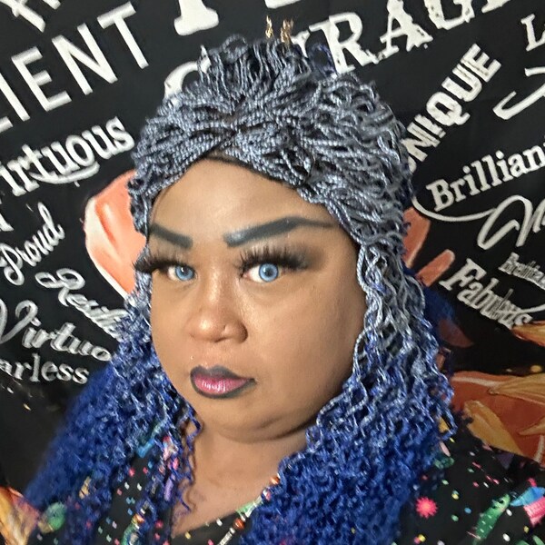 Micro Twist Faux Loc Goddess Dreadlock Sisterlocks Wig - Etsy