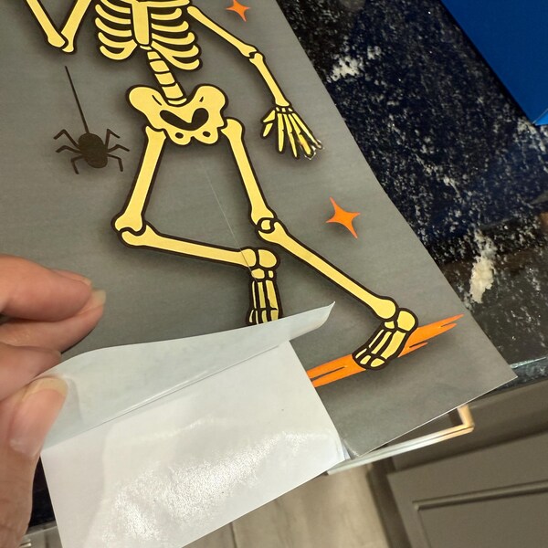 We Miss You a Skeleton Halloween Care Package Flaps, College Care ...