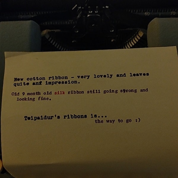 PREMIUM TYPEWRITER RIBBON, Top Quality Inked Ribbon for Manual ...