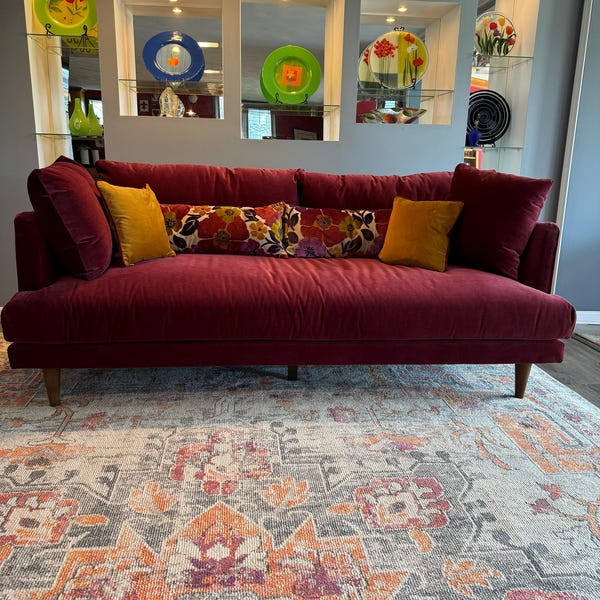 SALE Luxury Burnt Orange Velvet Fabric Upholstery Velvet Fabric Fabric ...