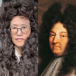 Authentic Gray Extra Long Period Luis XVI Wig Authentic Nobleman ...