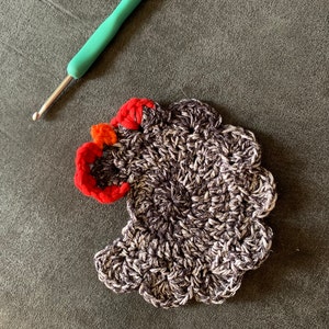 Step by Step Pictorial Guide - Chicken Coaster Crochet Pattern - Etsy