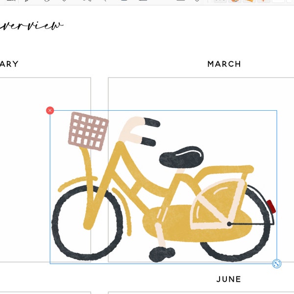 Gradient Digital Notebook Planner | Goodnotes Portrait Template With 30 ...