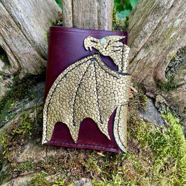 PDF & DXF Leather Dragon Card Holder - Dragon Wallet - Etsy